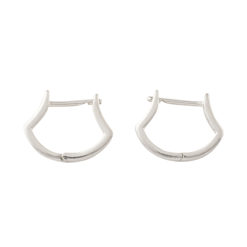 Bell Curve Clicker Huggies in Silver - FINAL SALE