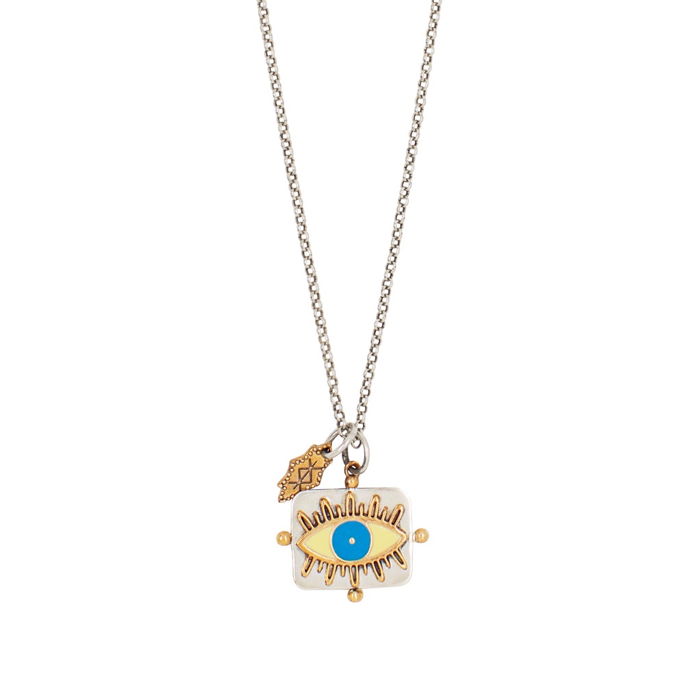 Protection Charm Necklace - Evil Eye | FINAL SALE