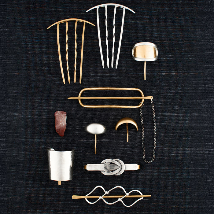 Mini Pony Cuff in Silver & Bronze