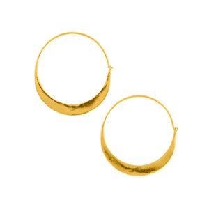 Arc Hoops in Gold - 1 1/2"