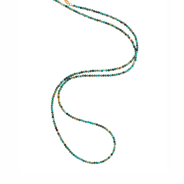 Tabula Rasa Turquoise Strand Necklace - 30-32" – The Good Collective