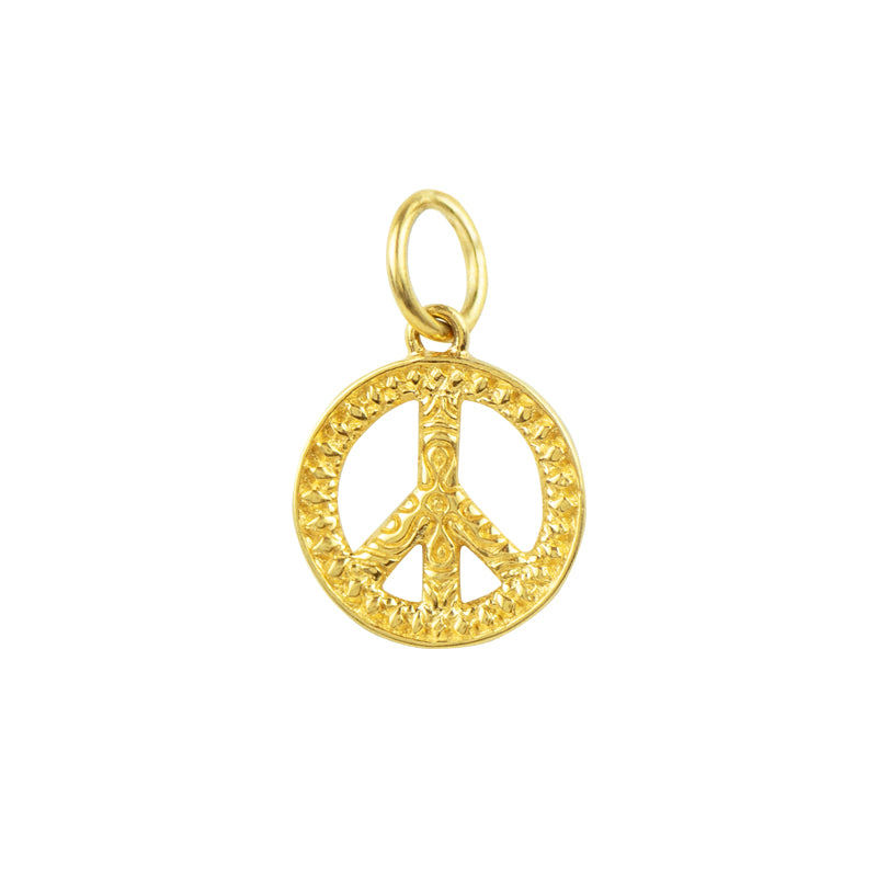 Gold Peace Charm - FINAL SALE